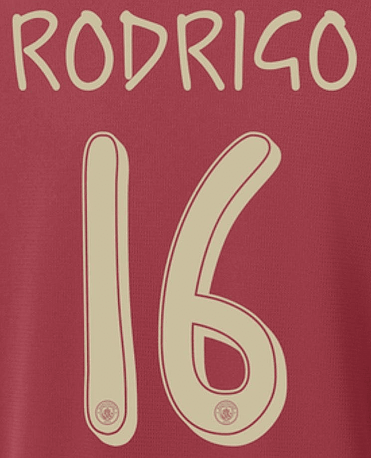 2024-25 Manchester City UCL Third Shirt RODRIGO 16 Official Player ... 2024-25 Manchester City UCL Third Shirt RODRIGO 16 Official Player ...