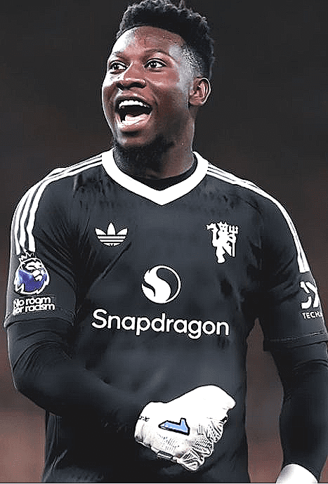 2024-25 Manchester United EUROPA & FA CUP GK Home/Third Shirt ONANA 24 ...