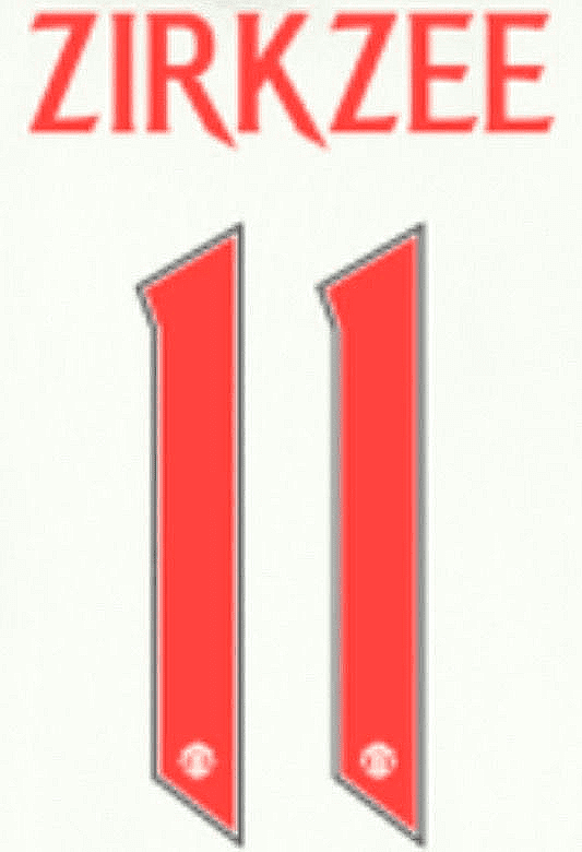 2024-25 Manchester United EUROPA & FA CUP Third Shirt ZIRKZEE 11 ...