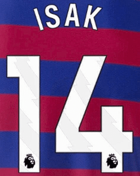 2024-25 Newcastle United Away Shirt ISAK 14 Official Player Issue Size ...