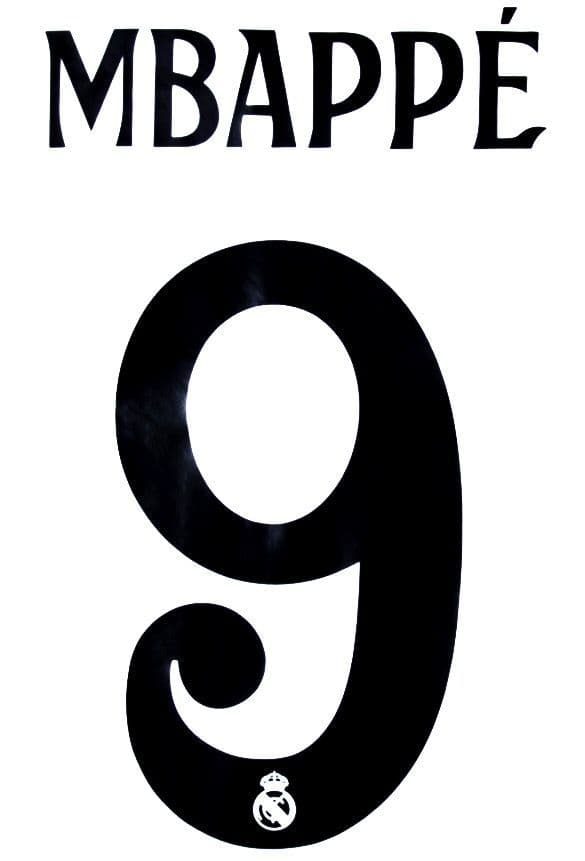 2024-25 Real Madrid UCL Home Shirt MBAPPE 9 Official Player Issue Size ...