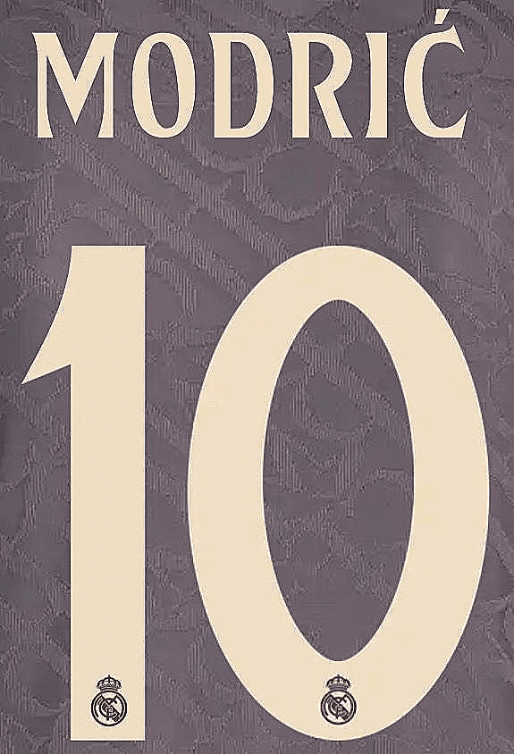 2024-25 Real Madrid UCL Third Shirt MODRIC 10 Official Player Issue ...