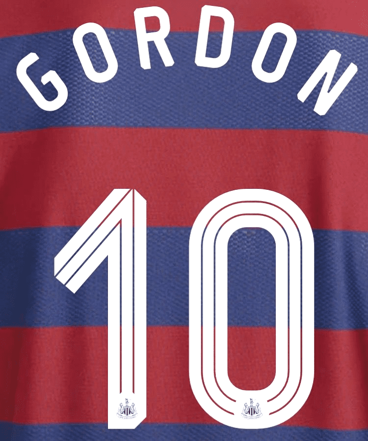 2024-26 Newcastle United CARABAO-UCL Away/Third Shirt GORDON 10 ...