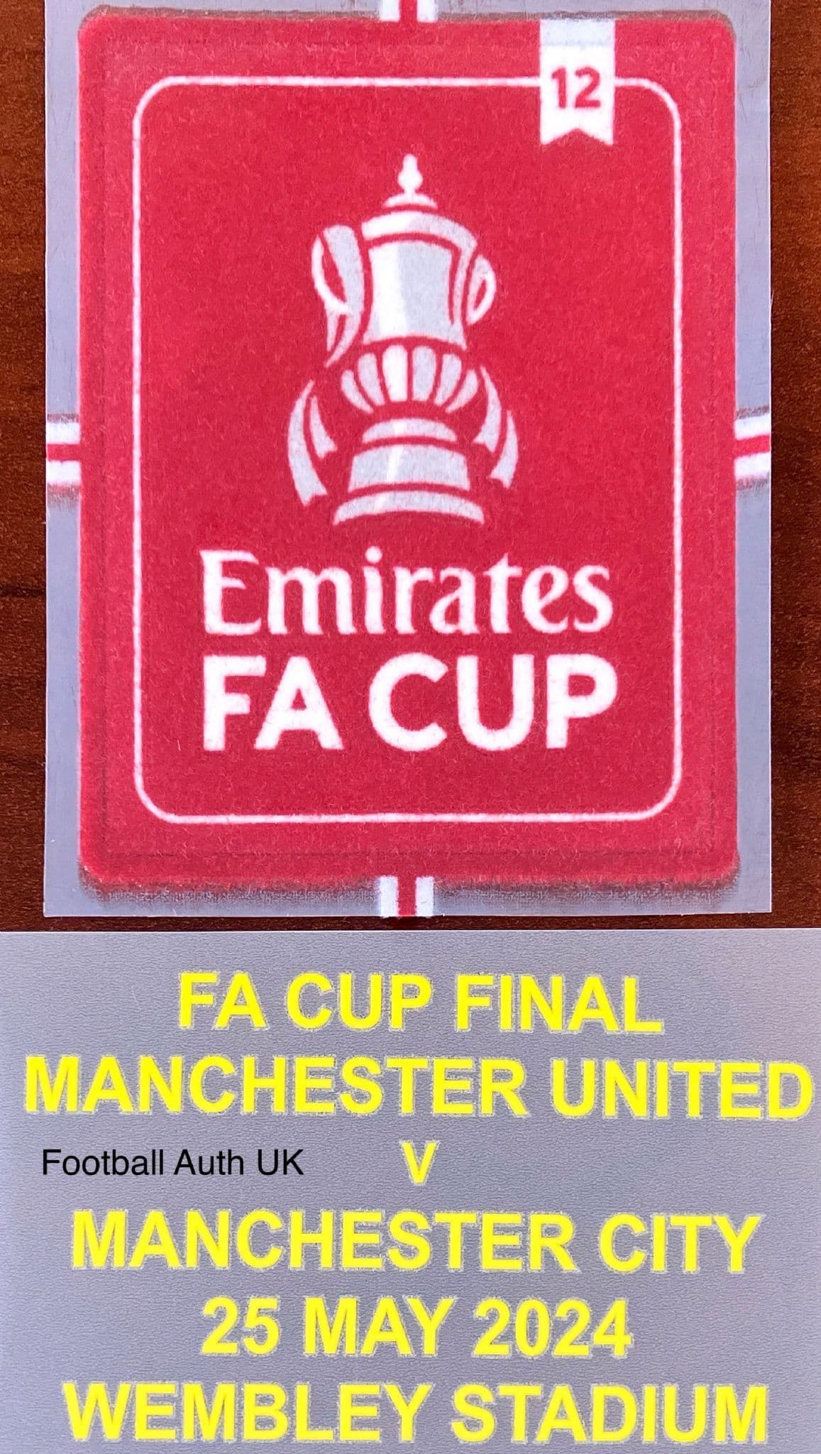 2024 Manchester United FA CUP FINAL Official Player Size Match Day ...