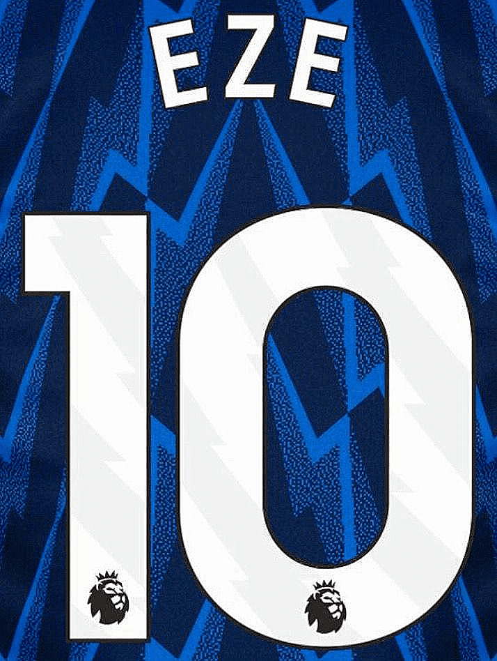 2025-26 Arsenal Home/Away Shirt EZE 10 Official Player Issue Size Name ...