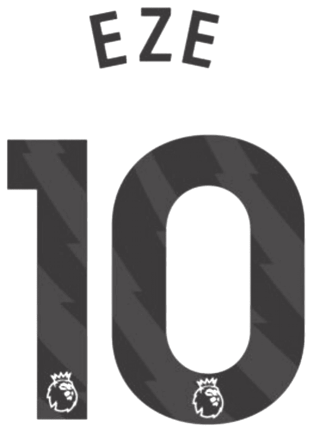 2025-26 Arsenal Third Shirt EZE 10 Official Player Issue Size Name ...