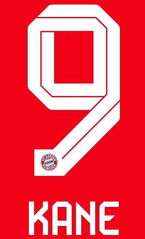 2025-26 Bayern Munich CWC & BUNDESLIGA Home Shirt KANE 9 Official ...