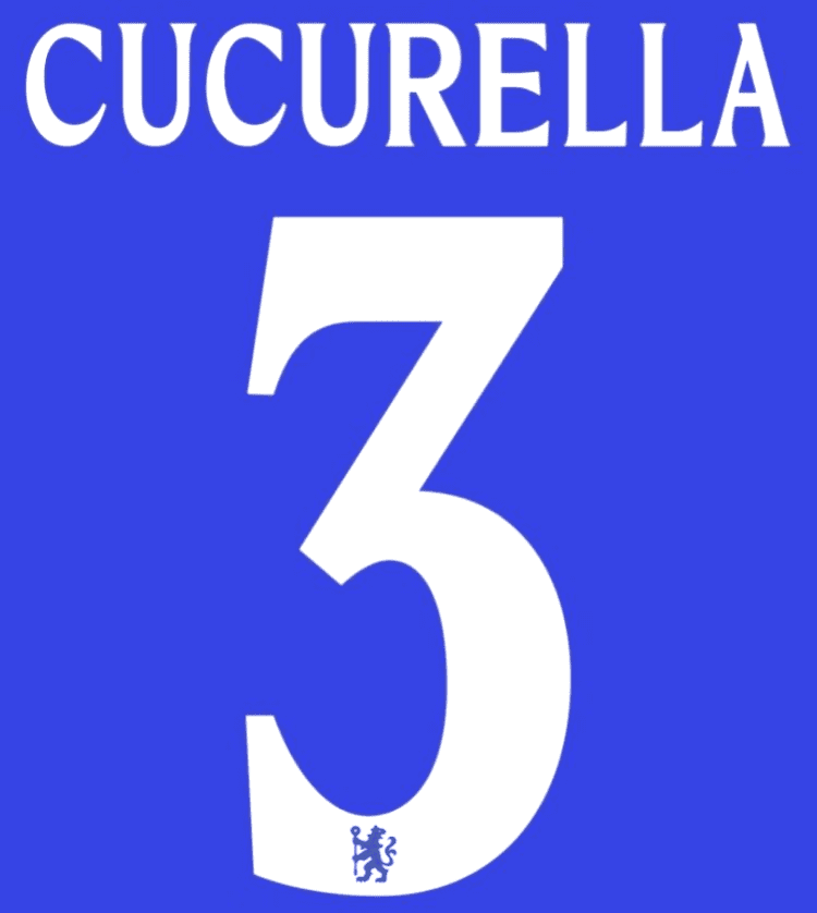 2025-26 Chelsea CWC & UCL Home Shirt CUCURELLA 3 Official Player Issue ...