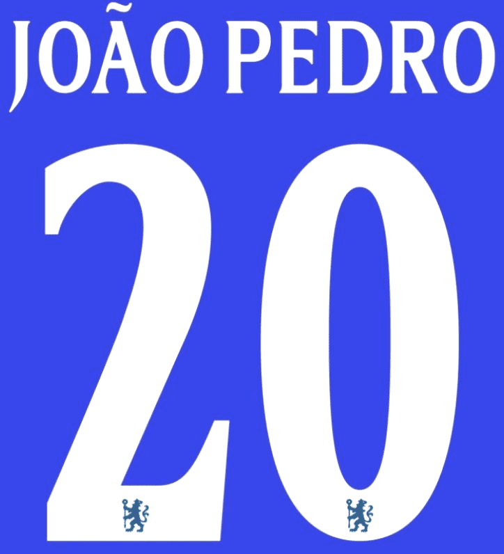 2025-26 Chelsea CWC & UCL Home Shirt JOAO PEDRO 20 Official Player ...