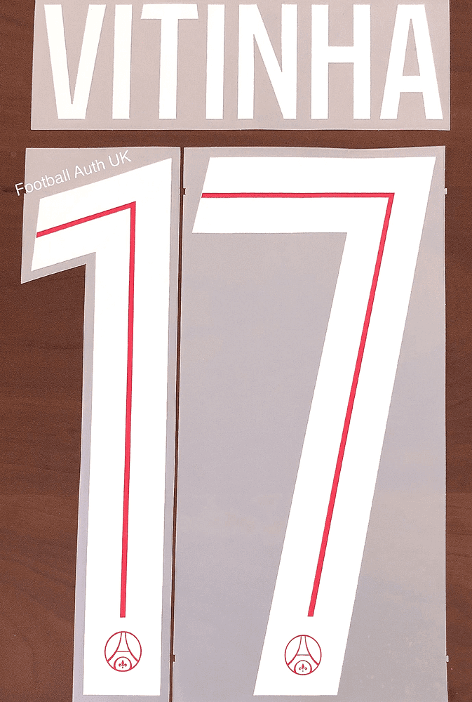 2025-26 PSG Paris CWC & UCL Home Shirt VITINHA 17 Official Player Issue ...