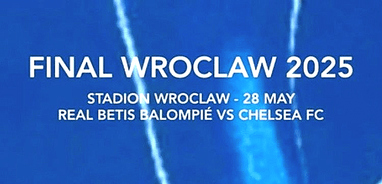 2025 Chelsea CONFERENCE LEAGUE FINAL WROCLAW Match Day Transfer Details ...