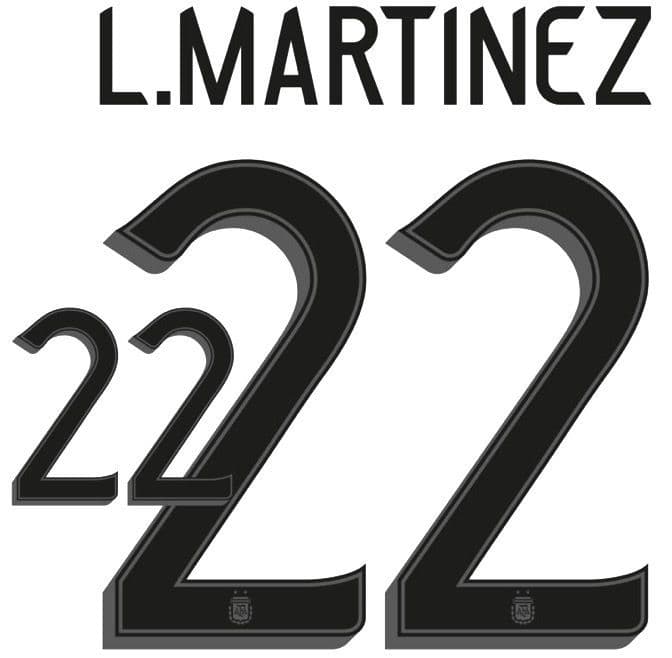 Argentina Copa America 2021 Home Shirt 2021-22 L MARTINEZ 22 Adidas ...