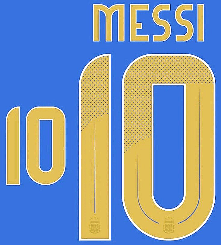 10 Messi Logos Names Messi #10 Youth Boys Size Logo Stack Outline