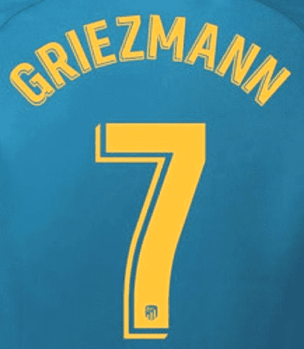 Atletico Madrid LA LIGA Third Shirt 2018-19 GRIEZMANN 7 Official Player ...