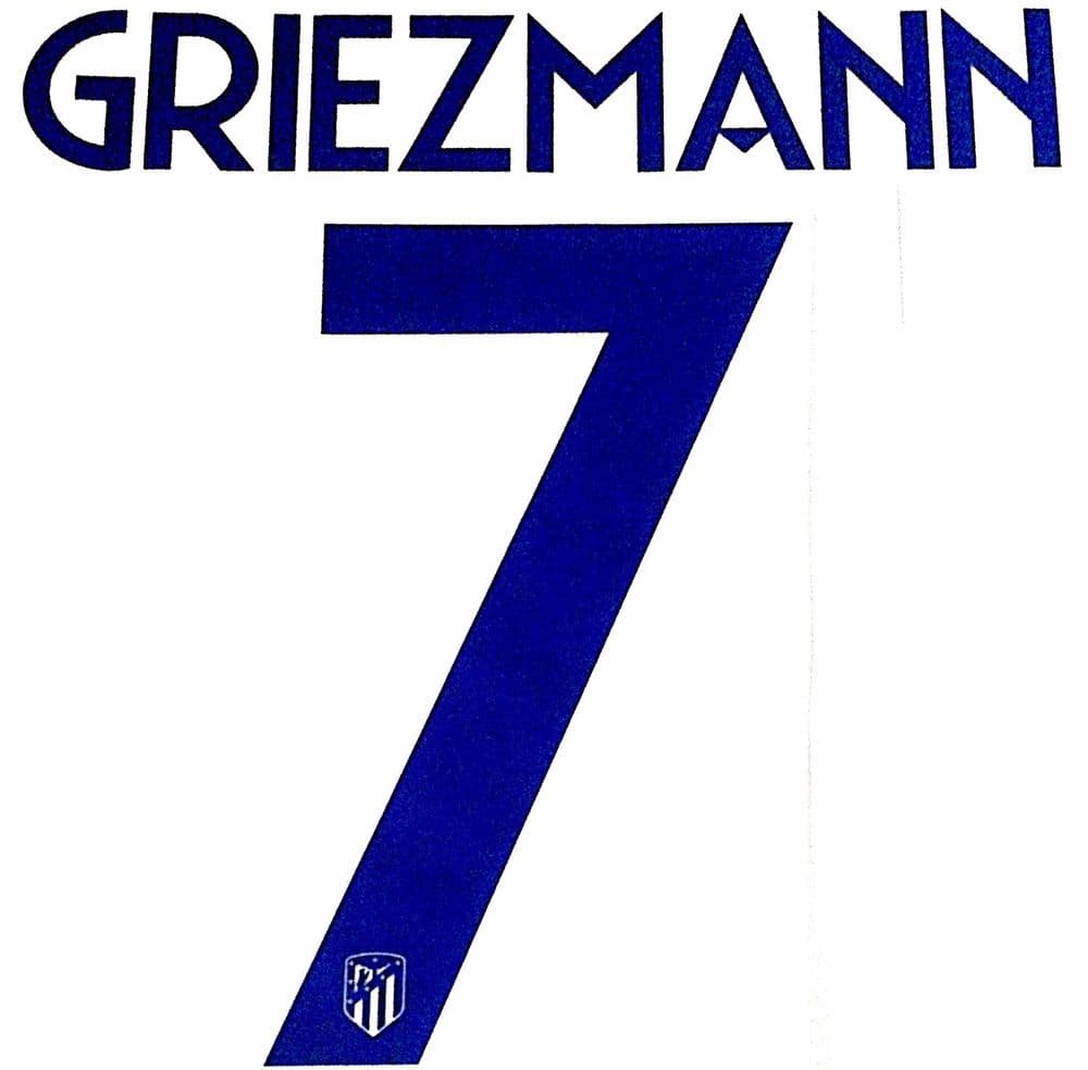 Atletico Madrid UCL Away Shirt 2018-19 GRIEZMANN 7 Official SIPESA Name ...