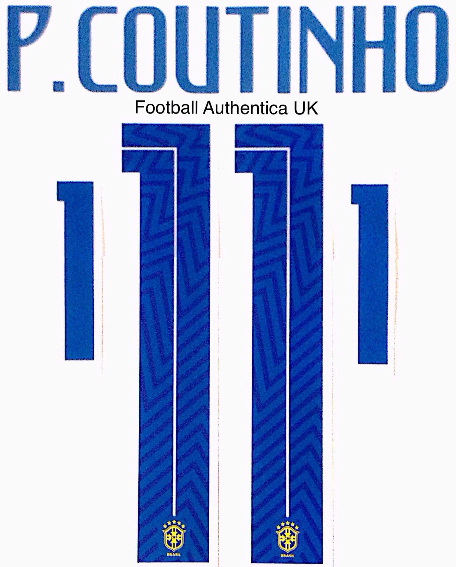 Brazil 100 YEARS ANNIVERSARY Away Shirt 2019-20 P COUTINHO 11 Official ...