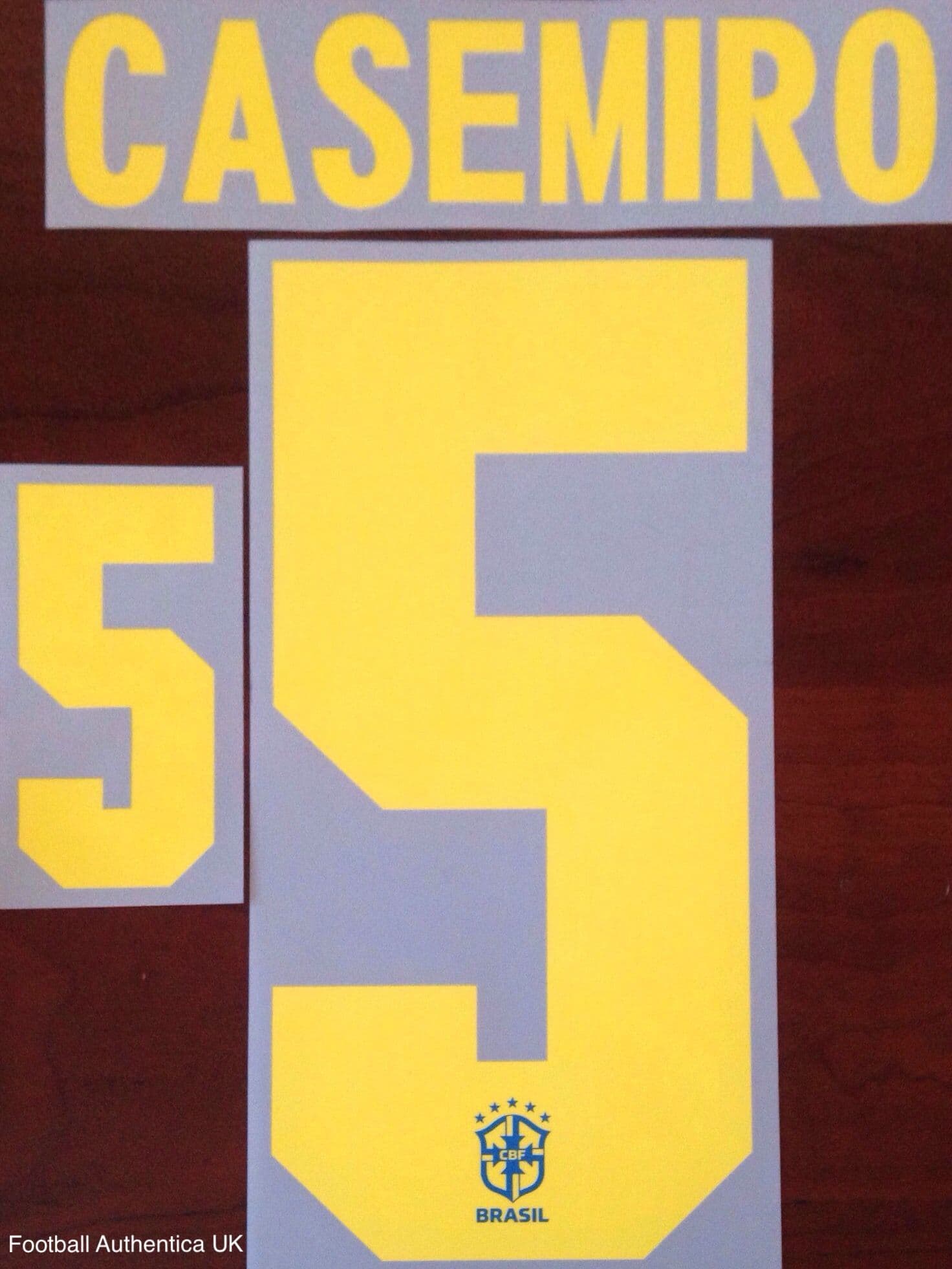 Brazil Away Shirt 2020-22 CASEMIRO 5 Official Player Issue Size Name ...