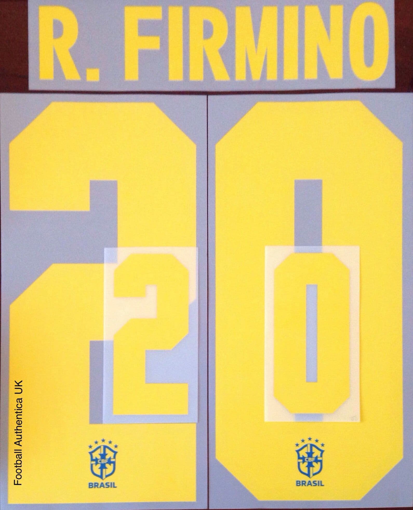 Brazil Away Shirt 2020-22 R FIRMINO 20 Official Player Issue Size Name ...