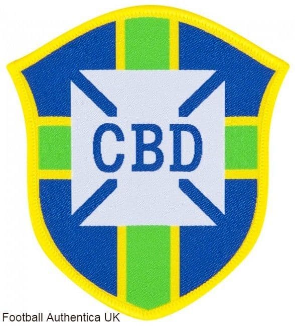 Brazil / Brasil Custom Fan Style Embroidered Football Soccer Badge Patch