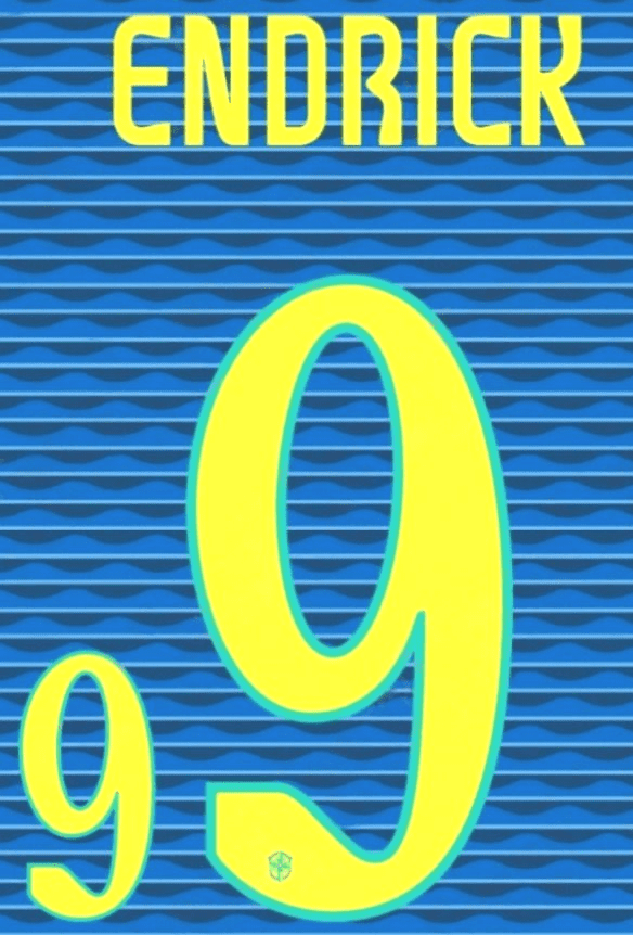 Brazil COPA AMERICA 2024 Away Shirt 2024-25 ENDRICK 9 Official Player ...