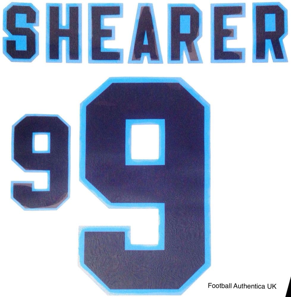 England EURO 1996 Home Shirt 1995-97 SHEARER 9 Official Replica ...