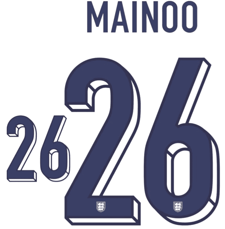 England EURO 2024 Home Shirt 2024-25 MAINOO 26 Nike PS-Pro SportingiD ...