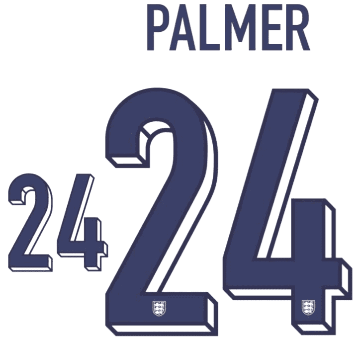 England EURO 2024 Home Shirt 2024-25 PALMER 24 Nike PS-Pro SportingiD ...