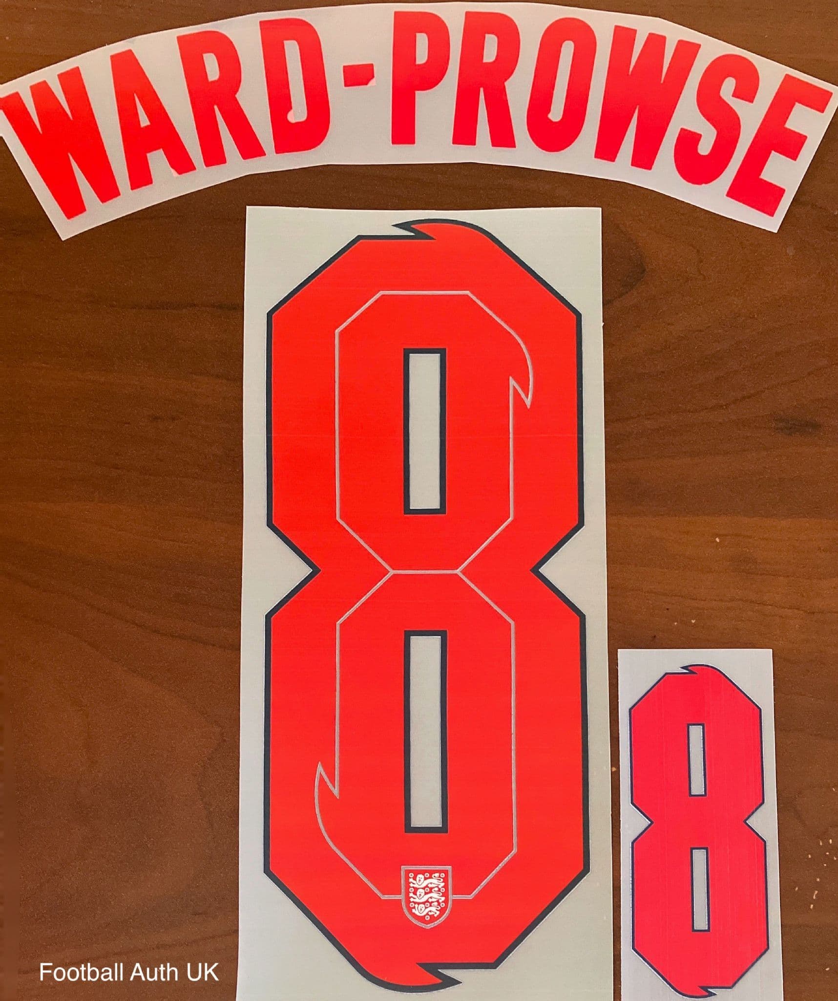 England Home Shirt 2020-21 WARD-PROWSE 8 Nike PS-Pro SportingiD Name ...