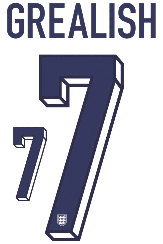 England Home Shirt 2024-25 GREALISH 7 Nike PS-Pro SportingiD Name ...