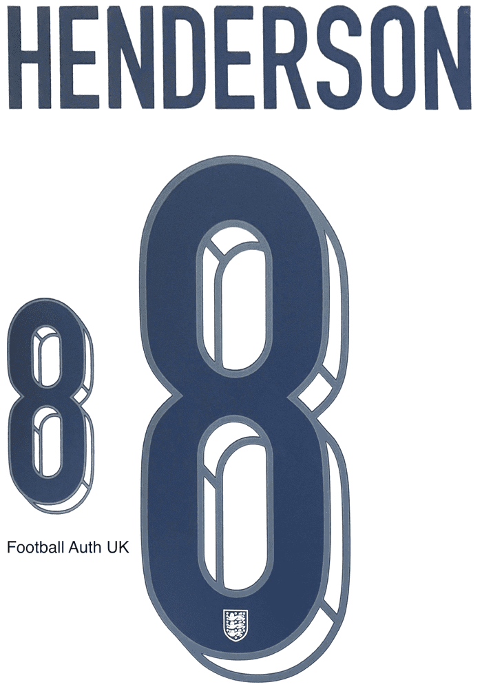 England Home Shirt 2024-25 HENDERSON 8 Nike PS-Pro SportingiD Name ...