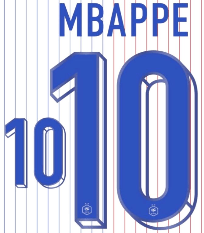 France EURO 2024 Away Shirt 2024-25 MBAPPE 10 Nike PS-Pro Monblason ...