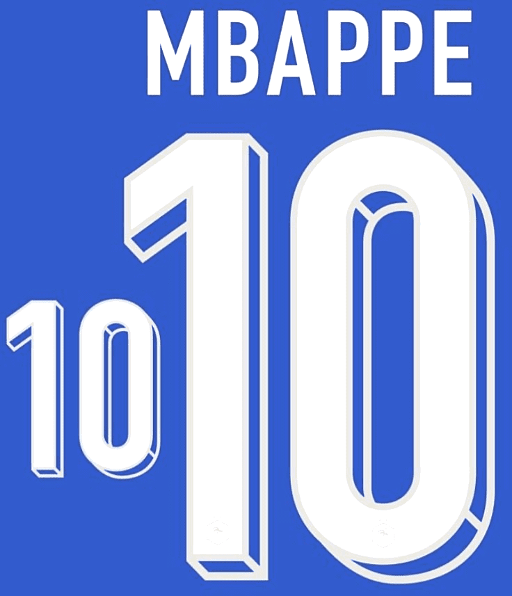 France EURO 2024 Home Shirt 2024-25 MBAPPE 10 Nike PS-Pro Monblason ...