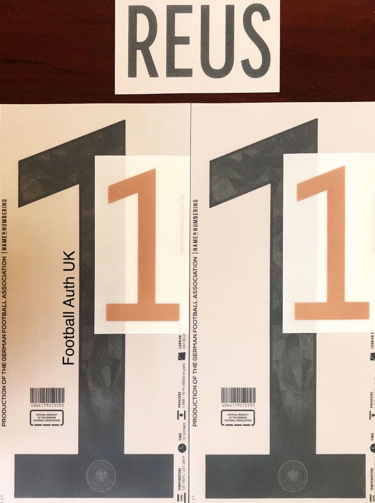 Germany Home Shirt 2022-23 REUS 11 Official Adidas Football Name Number Set
