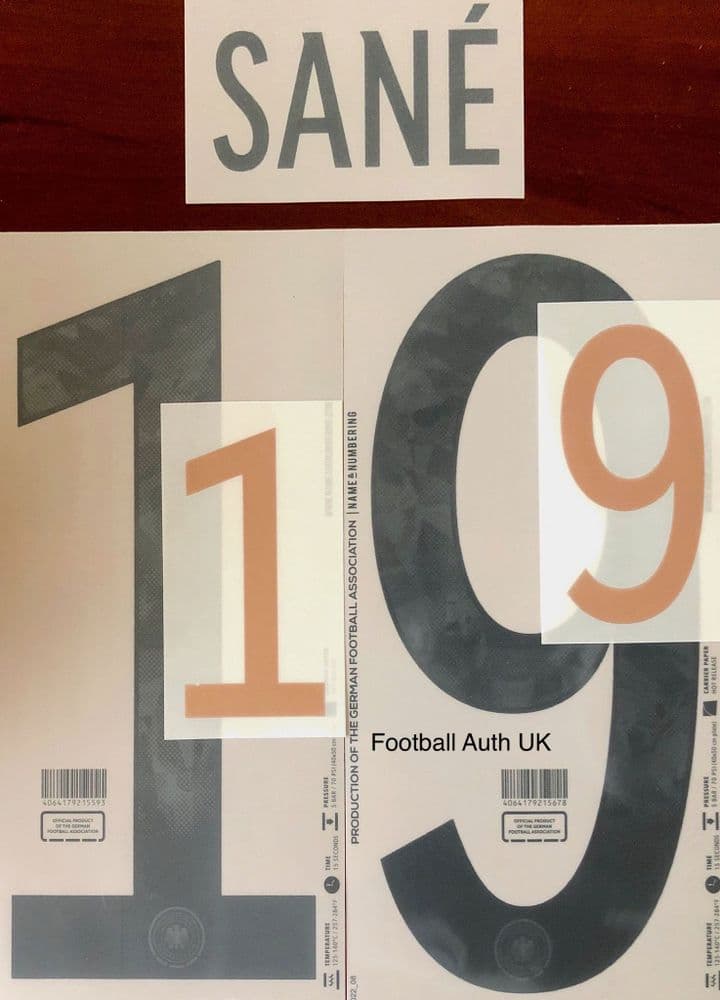 Germany WORLD CUP 2022 Home Shirt 2022-23 SANE 19 Official Adidas ...