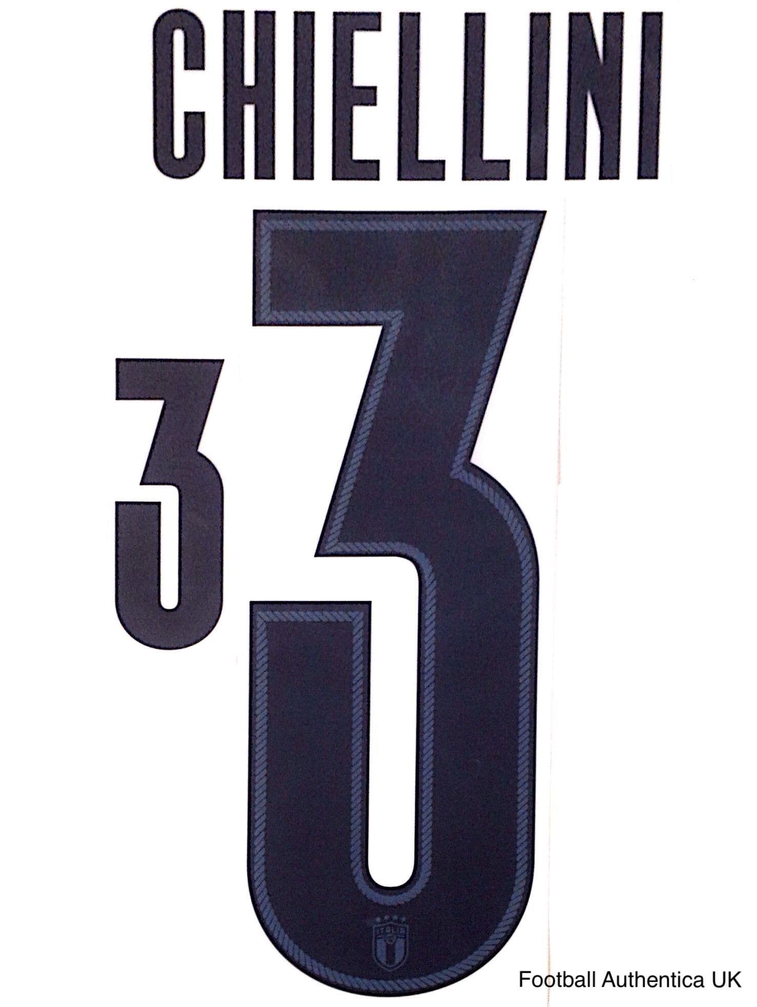 Italy EURO 2021 Away Shirt 2020-21 CHIELLINI 3 Puma PS-Pro Stilscreen ...