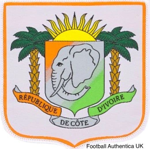 Ivory Coast / Cote d Ivoire Custom Fan Style Embroidered Football ...