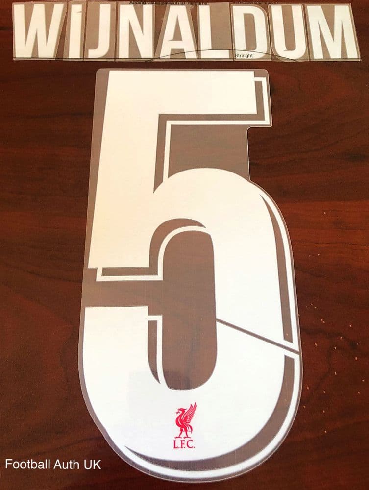 Liverpool UCL & FA CUP Home Shirt 2018-21 WIJNALDUM 5 Official Player ...