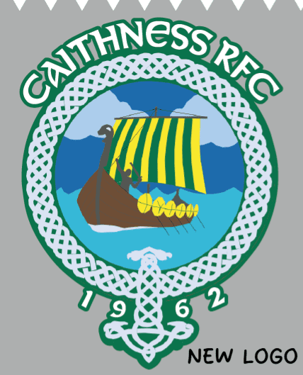 CAITHNESS RFC KIDS COOL T-SHIRT WITH CHOICE OF HEAT SEALED LOGO