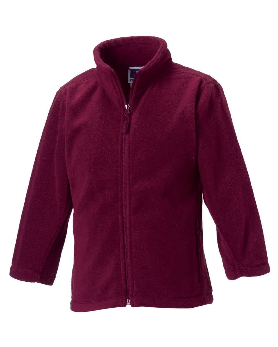 CANISBAY PRIMARY SCHOOL BURGUNDY FLEECE WITH LOGO