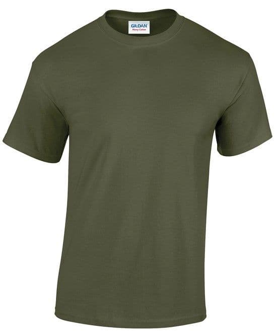 HALKIRK ARMY CADET FORCE ADULTS MILITARY GREEN T-SHIRT WITH EMBROIDERED ...
