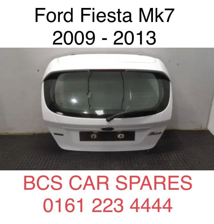FORD FIESTA MK7 5 White tailgate inc glass Screen 2009 - 2013