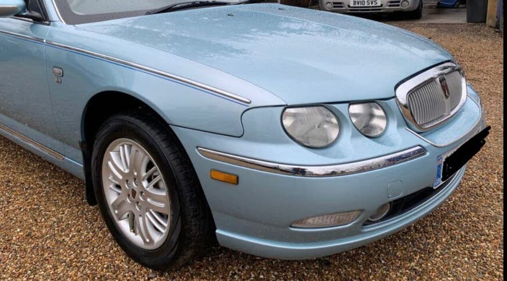 ROVER 75 Front Bumper Shell Lt Blue 2001 - 2002 - 2003 Pre owned