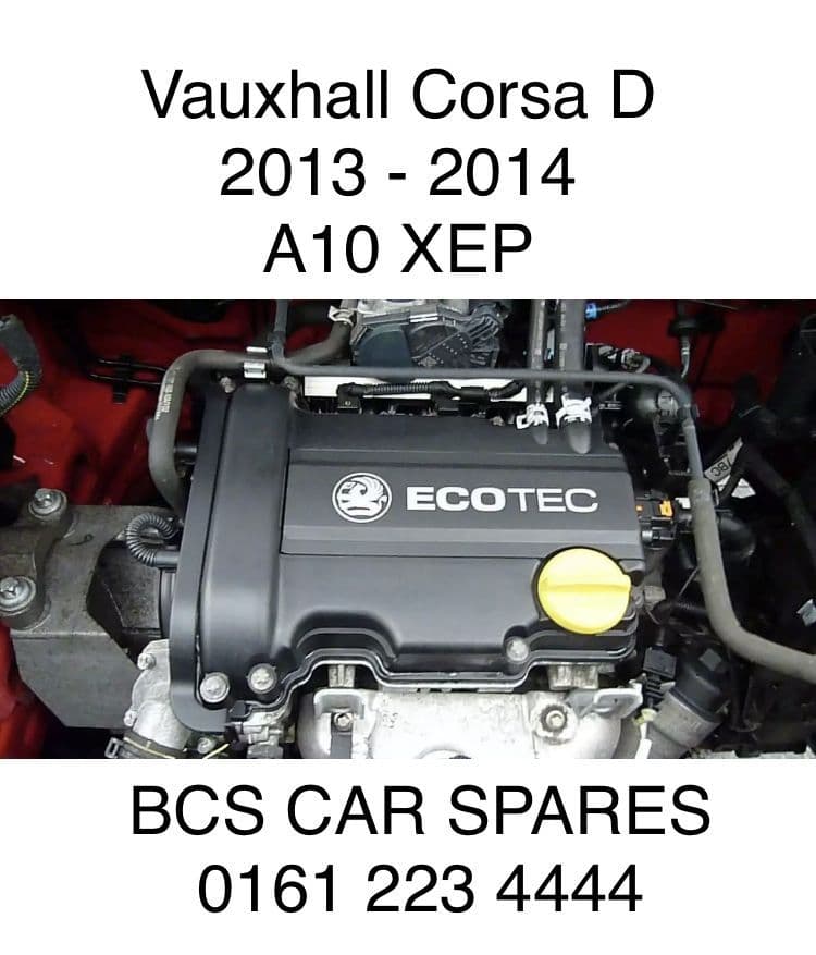 VAUXHALL CORSA MK 3 D ENGINE 1 0L A10 XEP 3