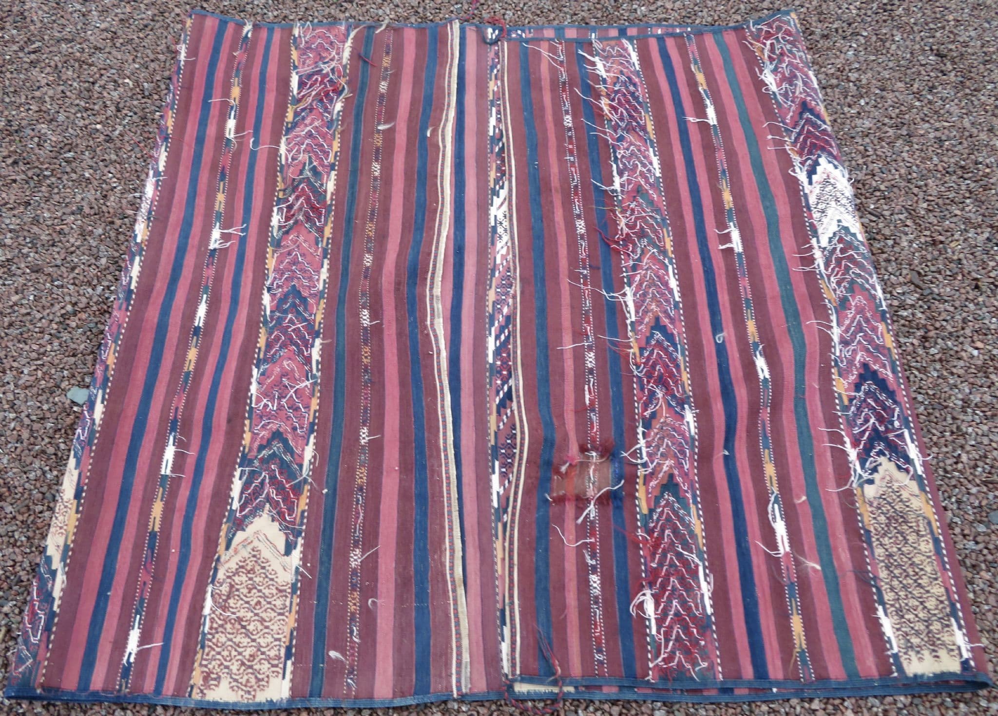 RARE ANTIQUE TEKE TEKKE TURKMEN PALAS TEKKE TRIBES OF TURKMENISTAN FLAT ...