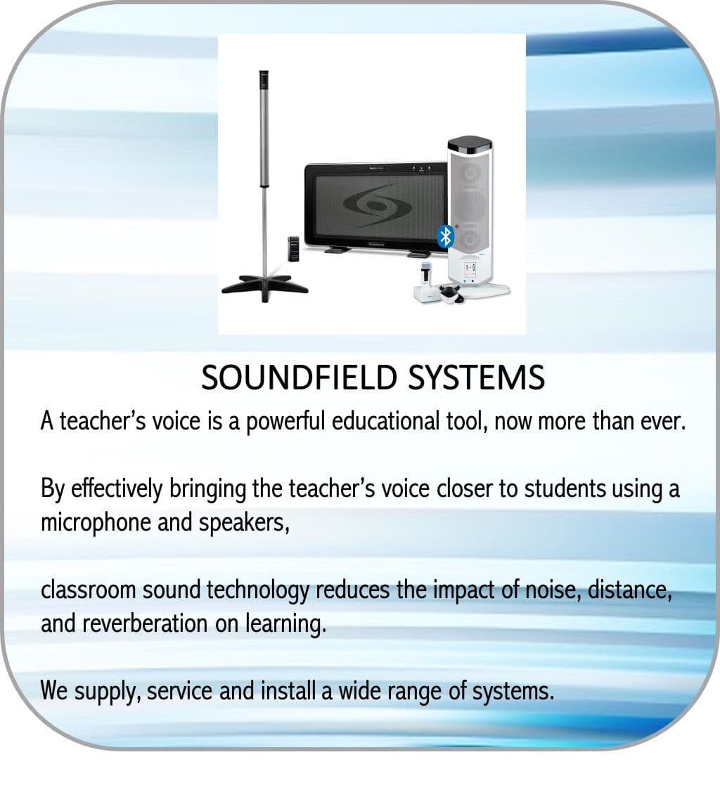 Classroom Audio Systems , Acoustic Treatment and Hearing Devices