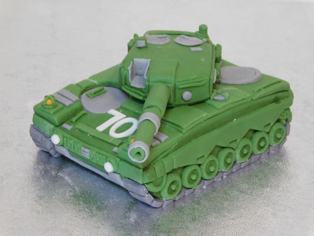 Army Tank Cake Topper