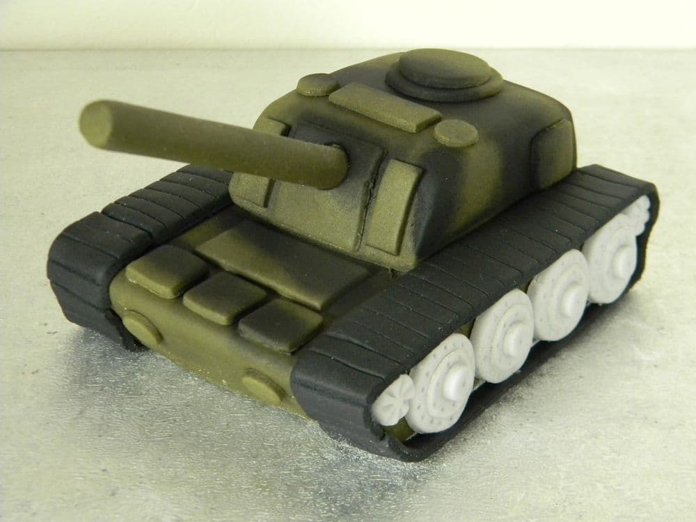 Challenger Tank Cake Topper