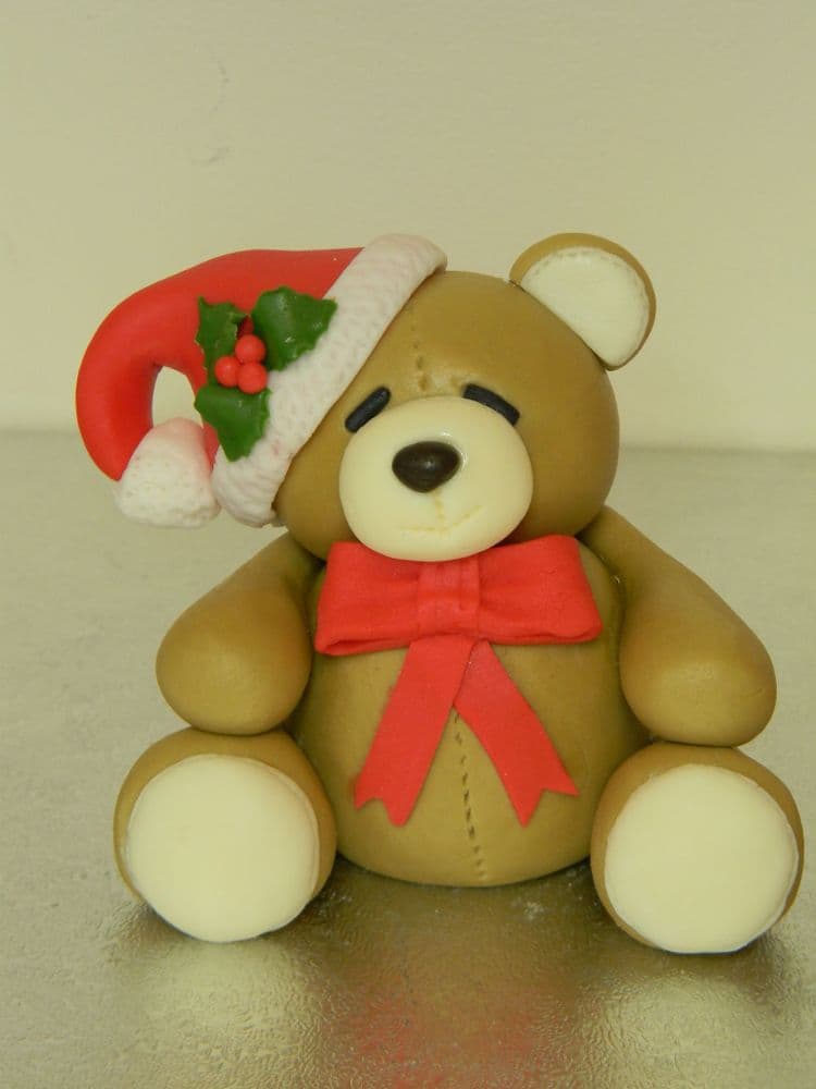Christmas Bear Cake Topper