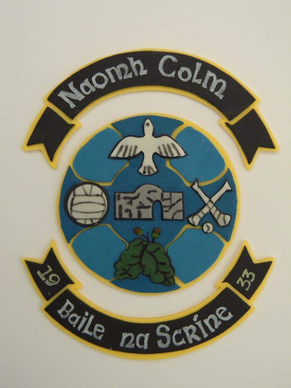 Club Crest Badge Logo Edible Cake Topper 5"