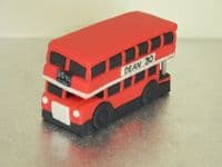 Large Red Bus Cake Topper